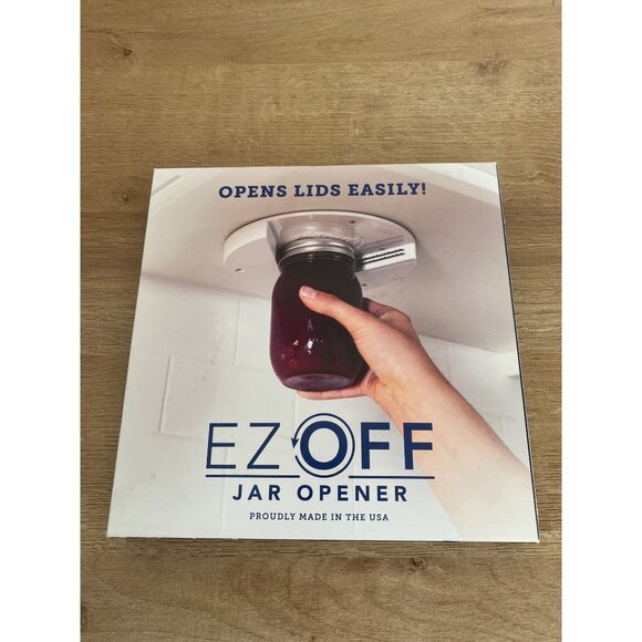 Ez Off | Kitchen | New Ez Off Jar Opener Under Cabinet Easy Lid Remover ...